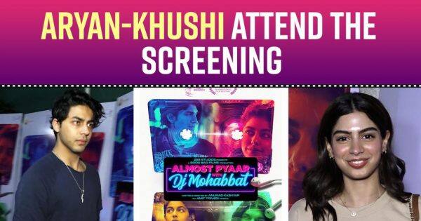 Aryan Khan, Huma Qureshi, Javed Akhtar and more attend the screening of Almost Pyaar With DJ ...
