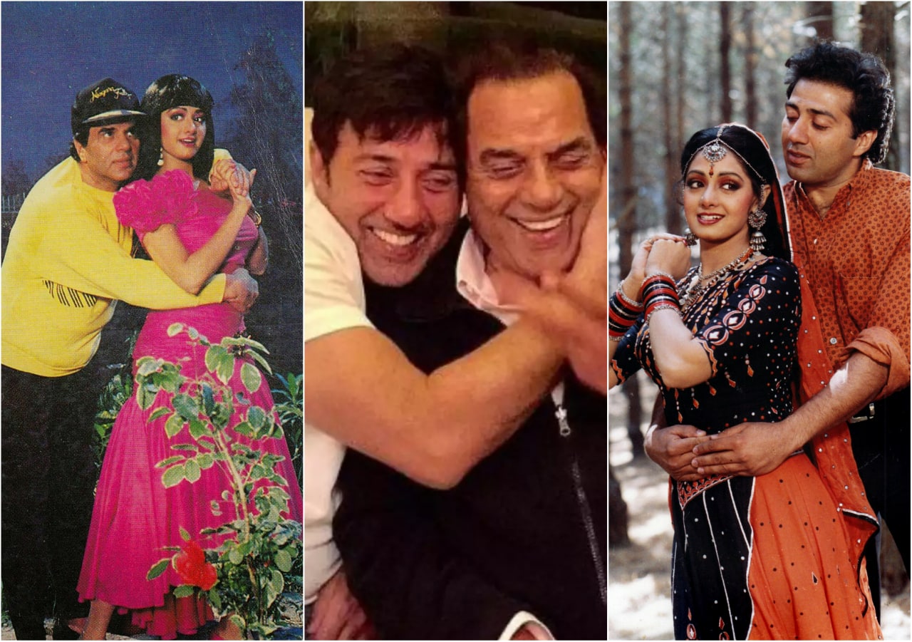 These Bollywood Actresses Romanced Both Dharmendra And Sunny Deol In ...