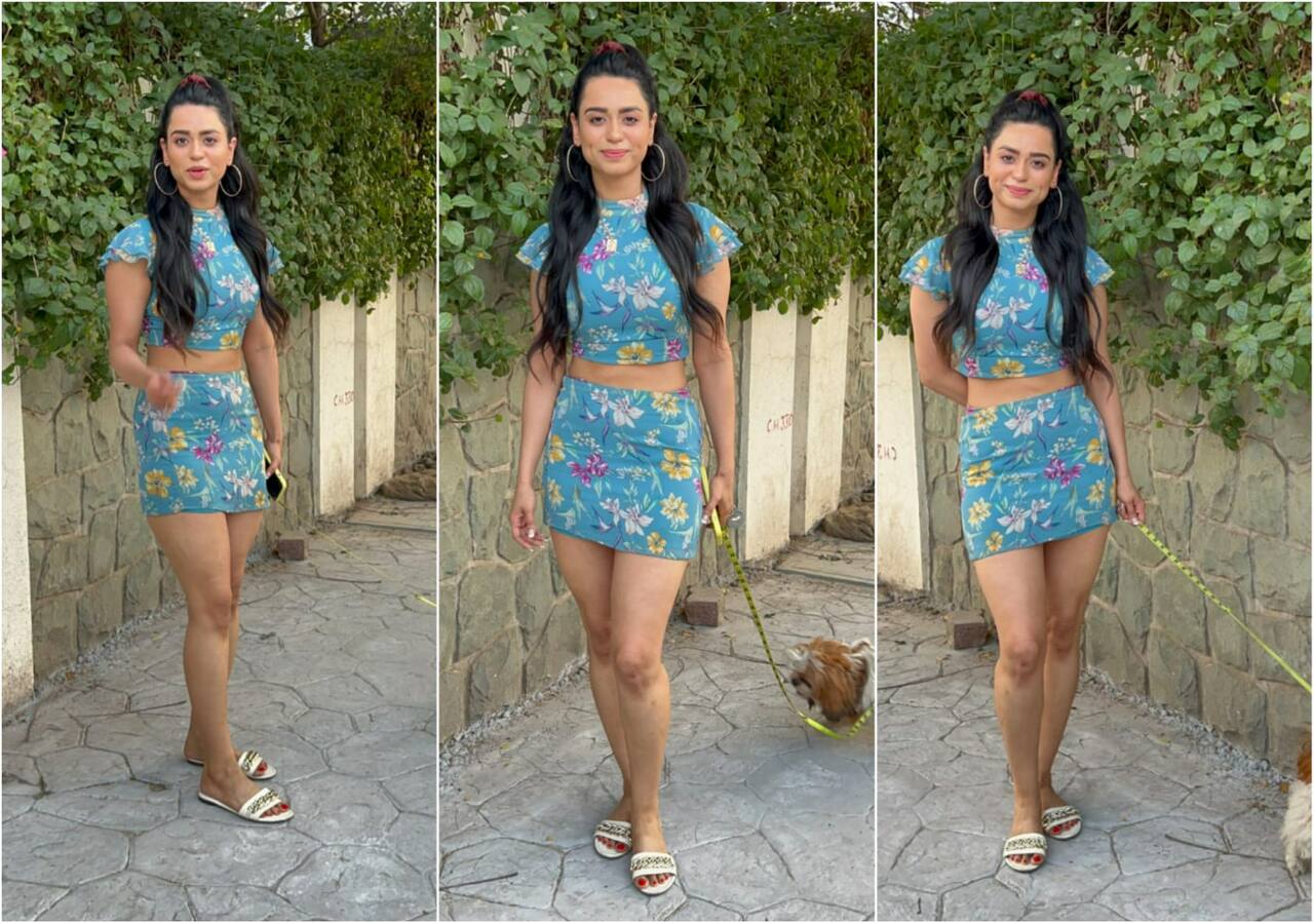 Soundarya Sharma Looks Gorgeous In Floral Outfit photos viral on ...