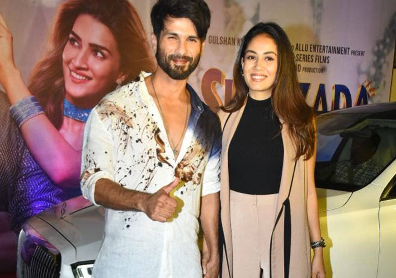 Shahid Kapoor turns bodyguard for wife Mira Rajput as they get mobbed ...