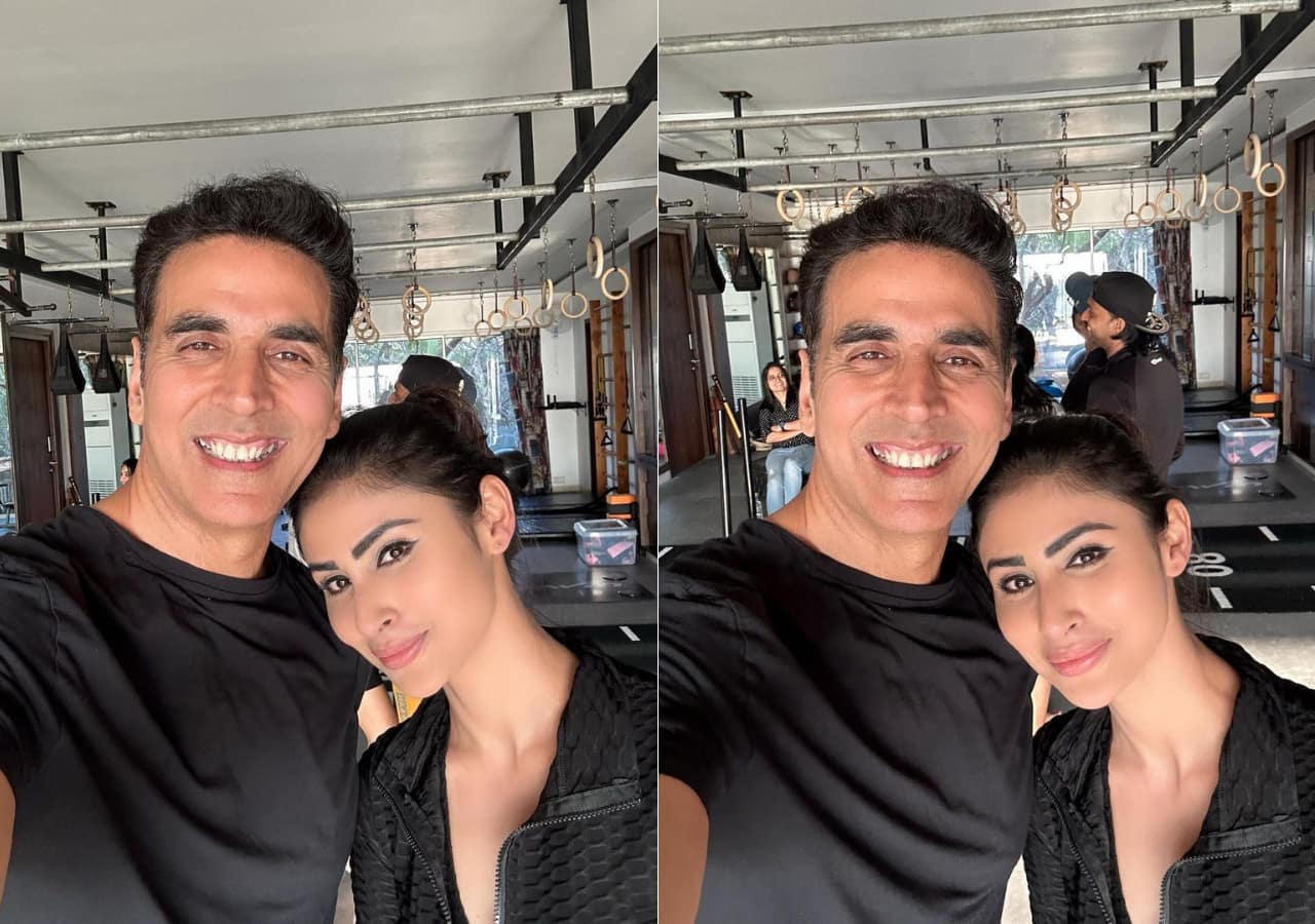 Selfiee: Akshay Kumar took a Photo with Mouni Roy before the release of the film, See Pics ...