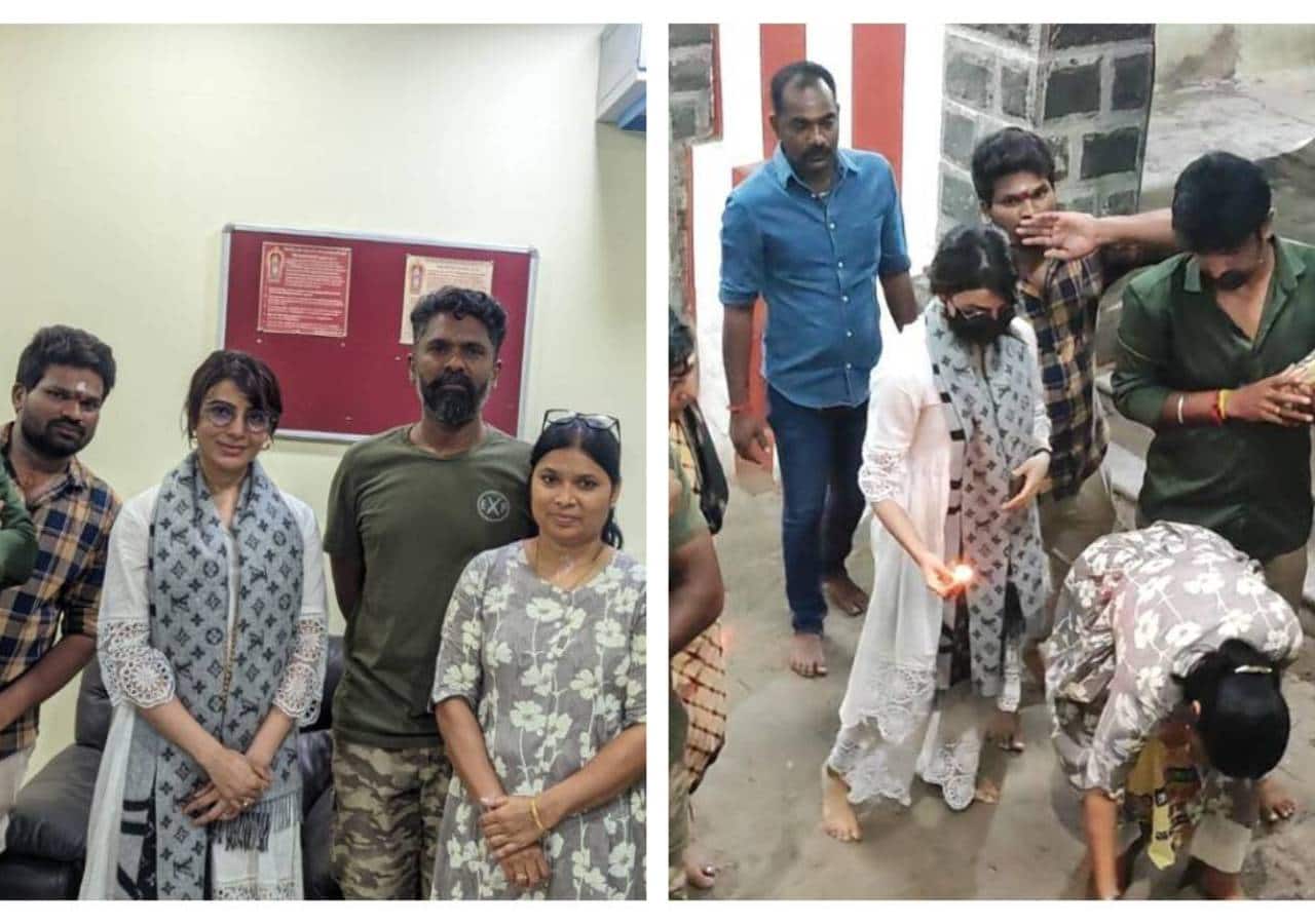 Shaakuntalam actress Samantha Ruth Prabhu offers prayers at Palani ... Shaakuntalam actress Samantha Ruth Prabhu offers prayers at Palani ...