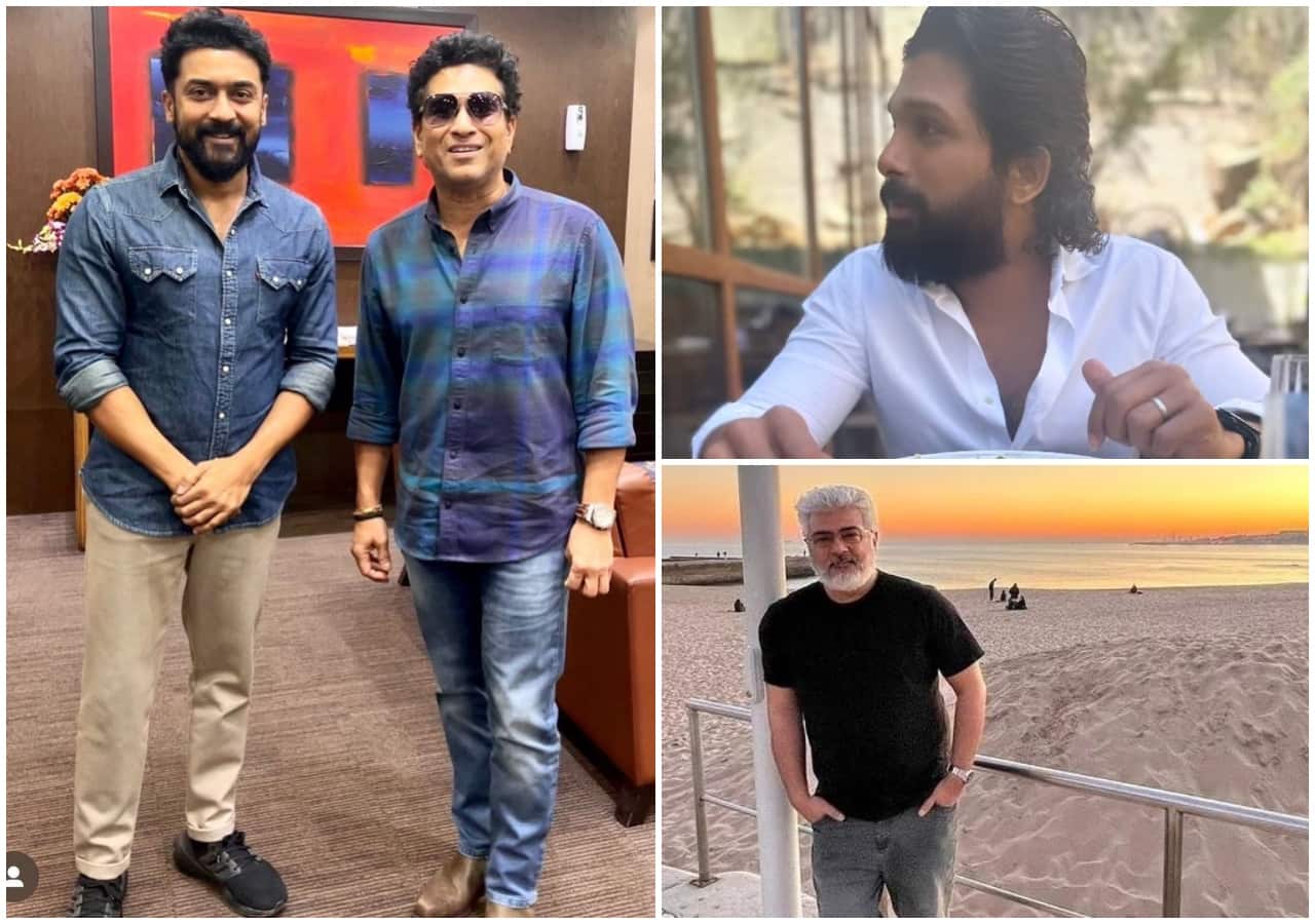 Top 5 South photos of the Week: Suriya met Sachin Tendulkar, Allu Arjun ...