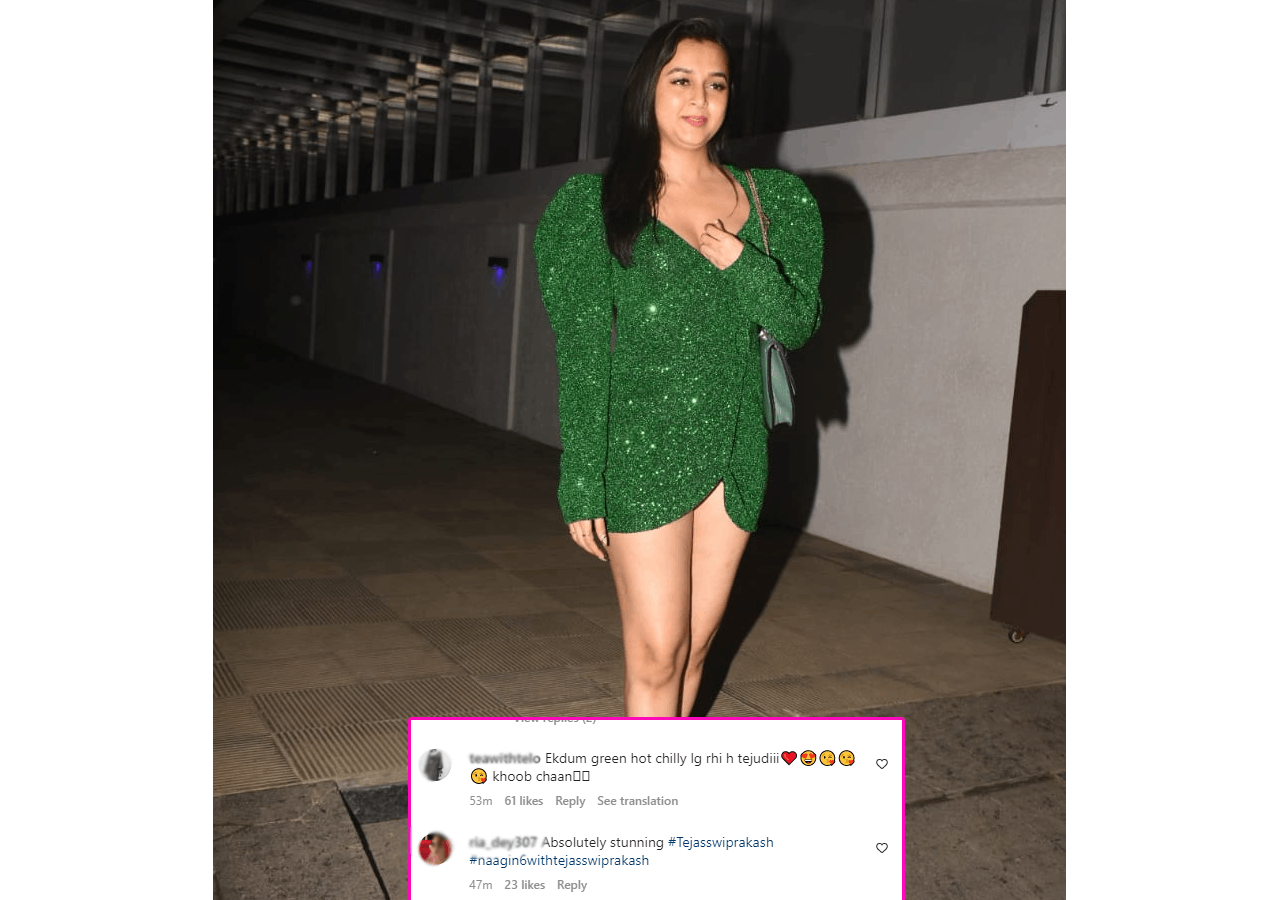 Tejasswi Prakash Goes Bold And Beautiful In An Ultra Short Shimmer