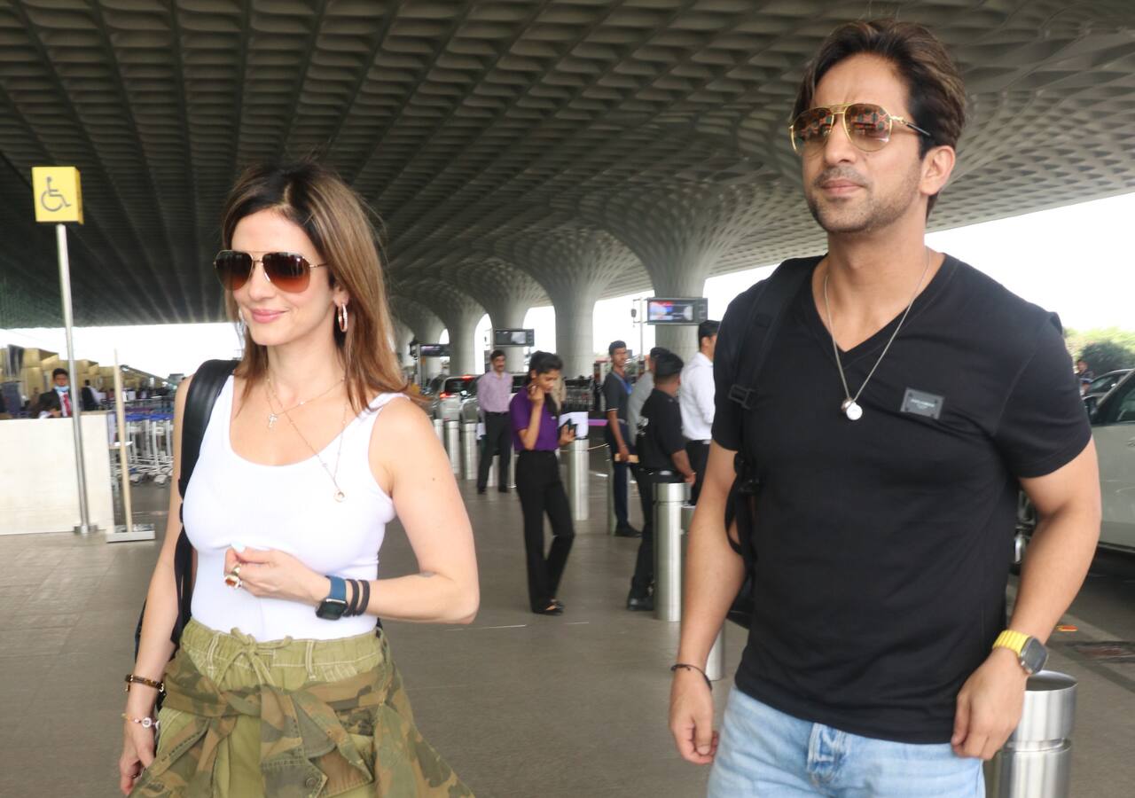 Sussanne Khan Spotted With Her Boyfriend Arslan Goni At Airport ...