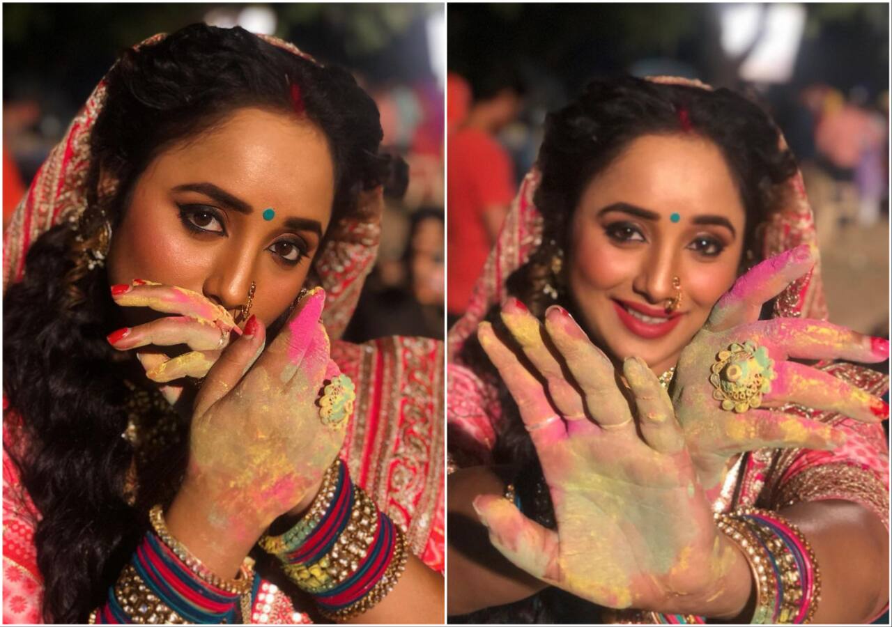 Bhojpuri actress Rani Chatterjee wishes Holi to fans in a special way ...