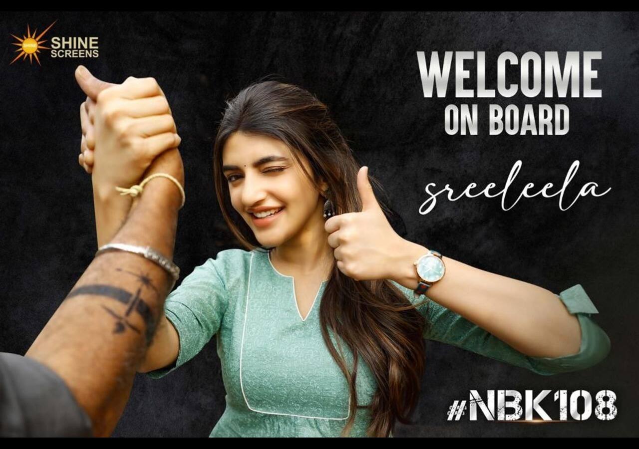 NBK108 సెట్ లోకి అడుగుపెట్టిన ‘థమాకా’ భామ.. స్పెషల్ పోస్టర్ విడుదల చేసిన చిత్ర యూనిట్ ...