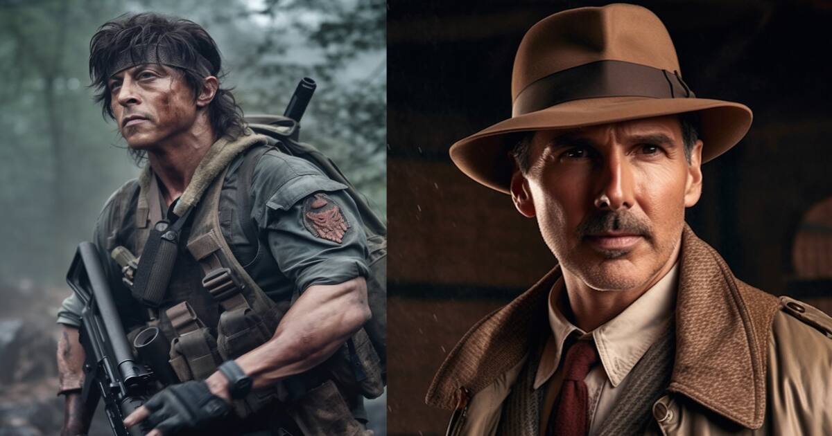 Shah Rukh Khan as John Rambo, Akshay Kumar as Indiana Jones and more ...