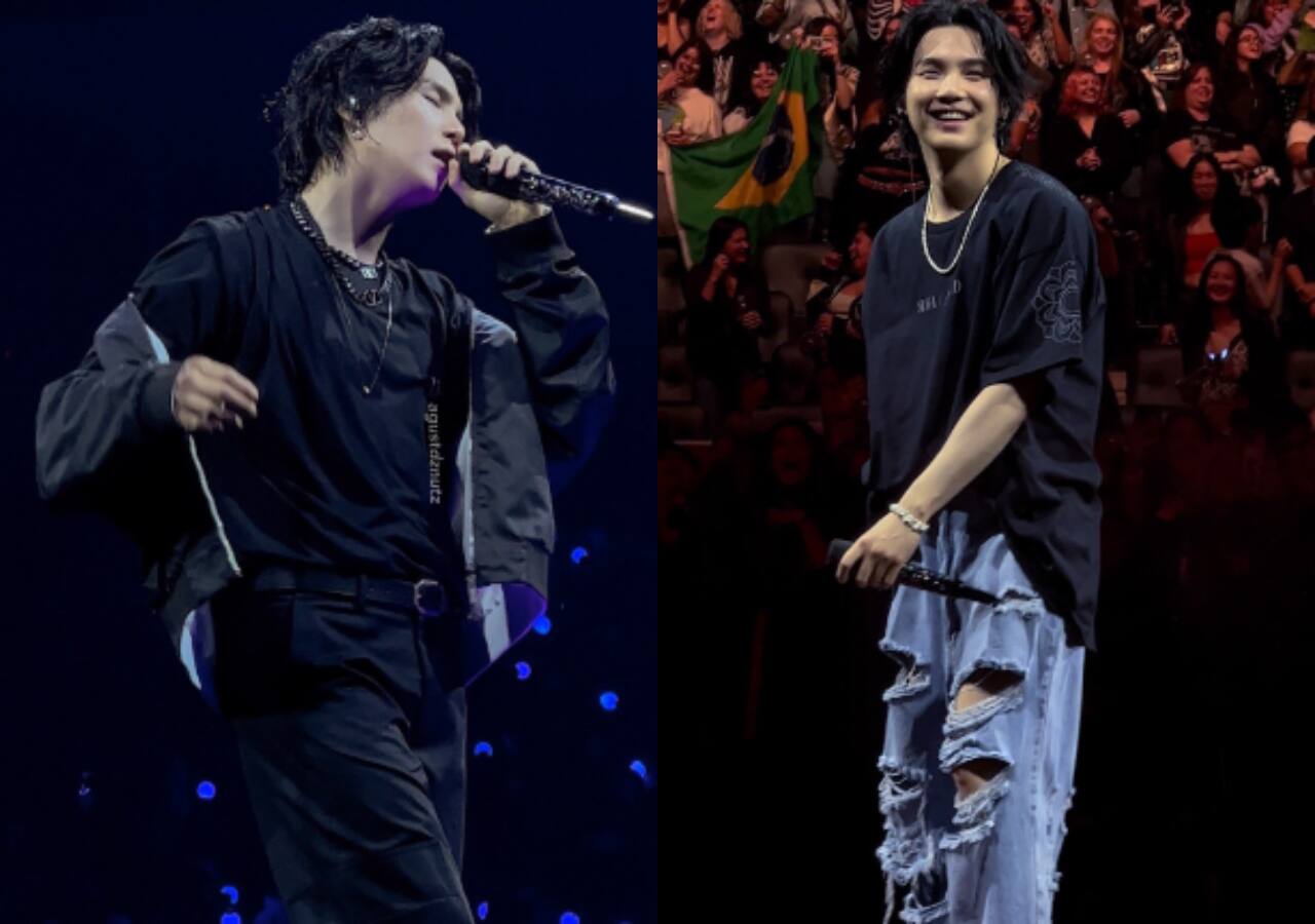 SUGA D-DAY CONCERT DAY 1: BTS member leaves ARMY barking in the venue ...