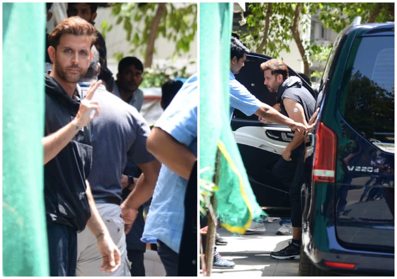 Amid Jr NTR joining War 2 news, Hrithik Roshan spotted at an ad shoot ... Amid Jr NTR joining War 2 news, Hrithik Roshan spotted at an ad shoot ...