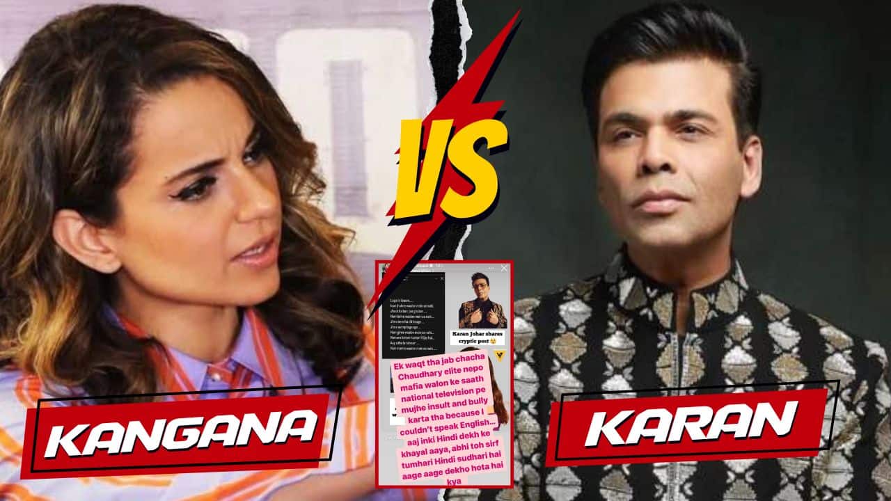 Kangana Ranaut Responds To Karan Johars Post Accuses Him Of Bullying