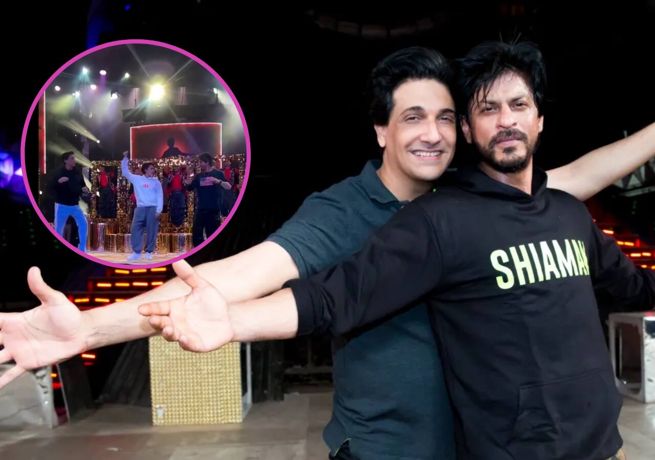 Shah Rukh khan grooving to Le Gayi Le Gayi from Dil Toh Pagal Hai with ...
