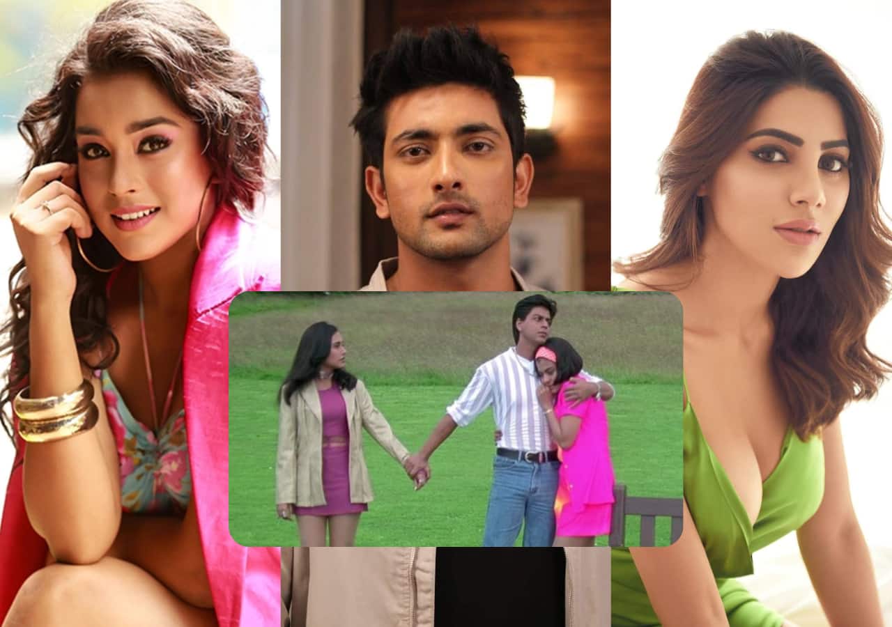 Fahmaan Khan, Sumbul Touqeer Khan, Nikki Tamboli recreate the iconic Kuch Kuch Hota Hai pose ...