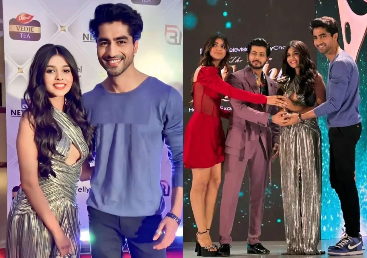 YRKKH Pranali Rathod Harshad Chopra won Best Jodi Award in Indian Telly ...