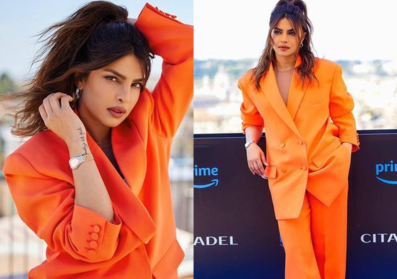 Citadel: Priyanka Chopra exudes perfect boss lady vibes in orange oversized jumpsuit; Rome never ...