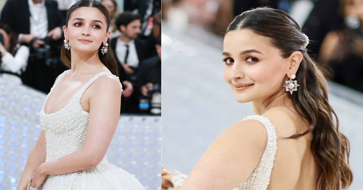MET Gala 2023: Alia Bhatt turns into a princess in a pearl gown; shares details of her Chanel ...