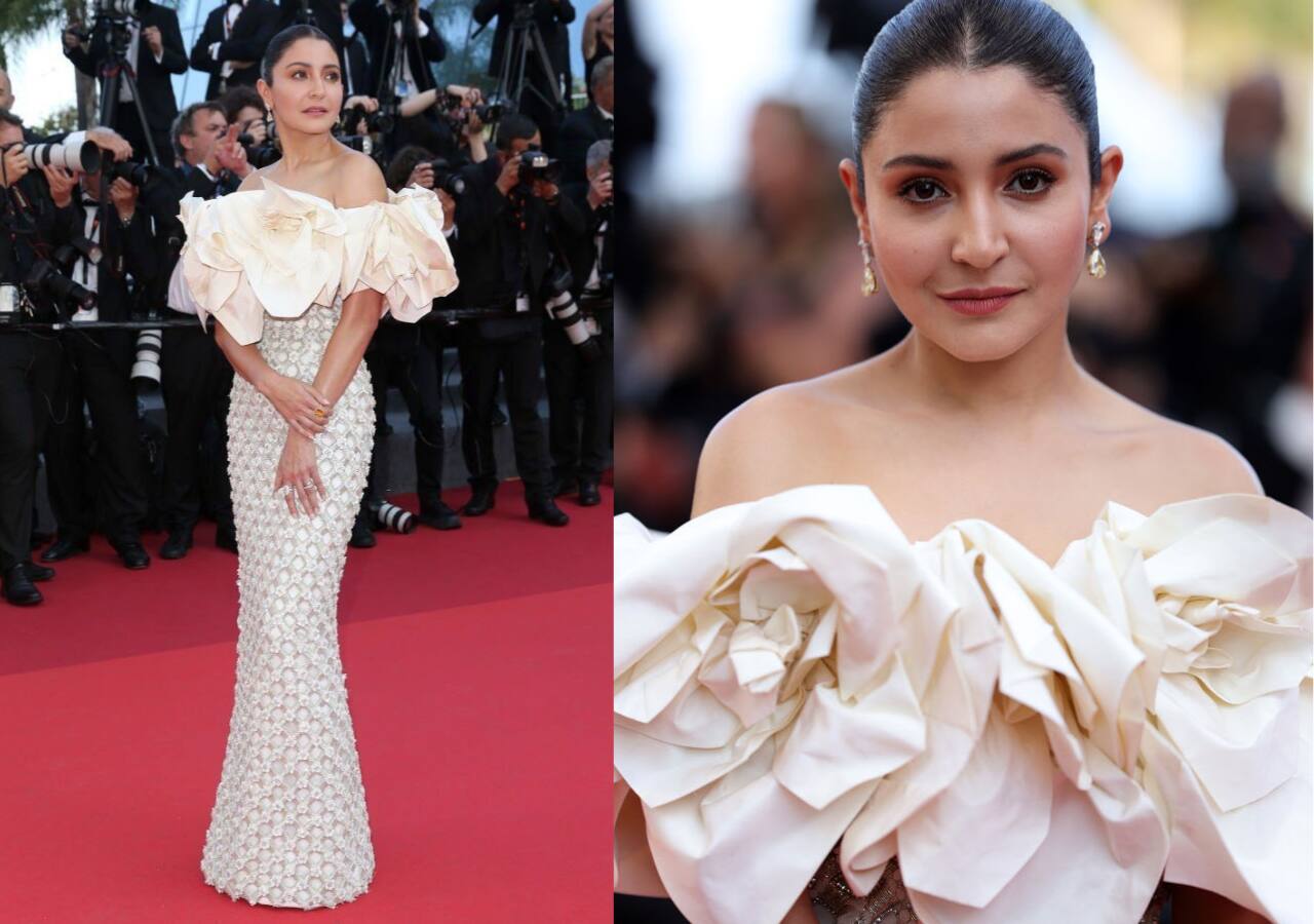 Cannes 2023: Anushka Sharma SLAYS her red carpet debut; poses with ...