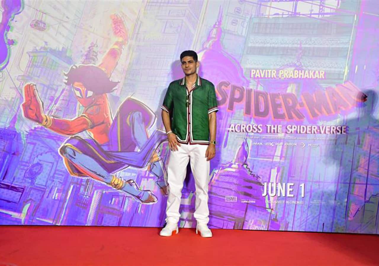 Spiderman Across The Spider Verse Shubman Gill Makes A Dapper Entry At