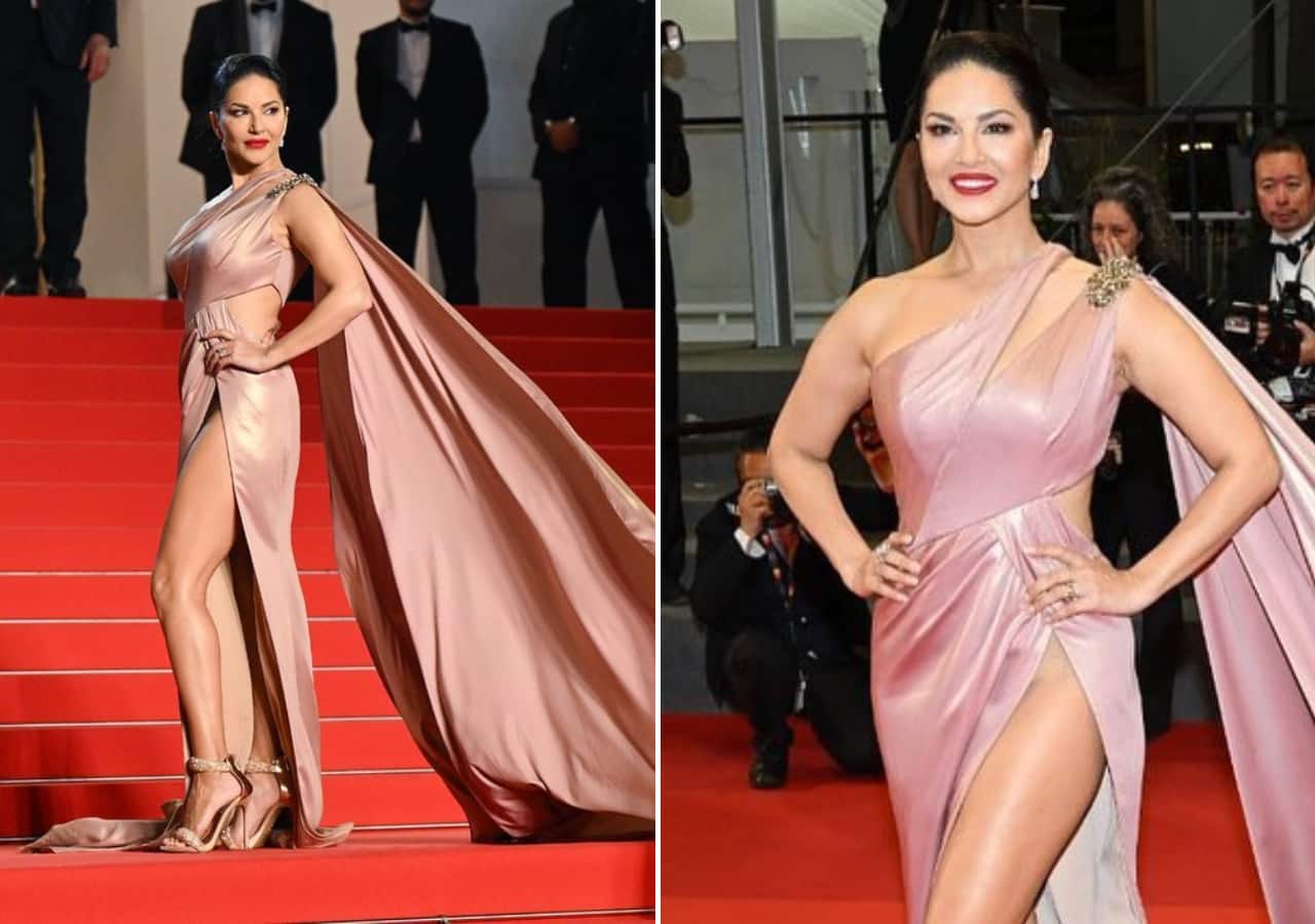 Cannes 2023: Sunny Leone Look Hot and Bold in Thigh-high slit Dress, 'Kennedy' screening Photos ...