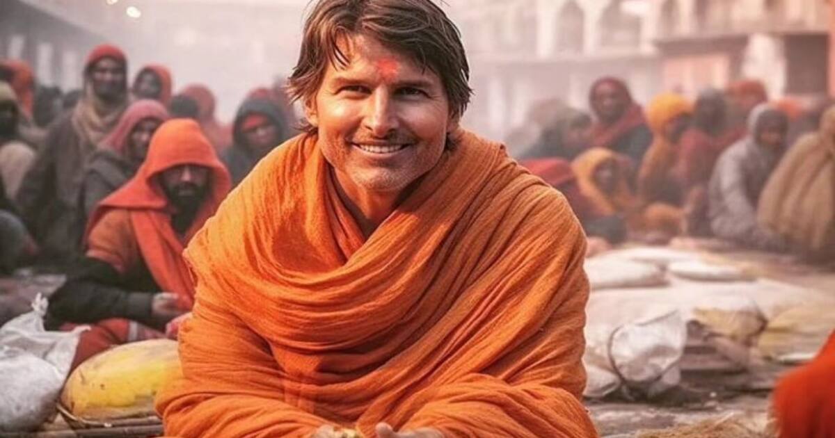 AI imagines Top Hollywood stars as Indian monks, Tom Cruise is the cutest