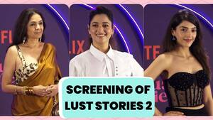 Lust Stories 2 Screening: Tamannaah Bhatia-Vijay Varma splash their crackling chemistry; Mrunal ...