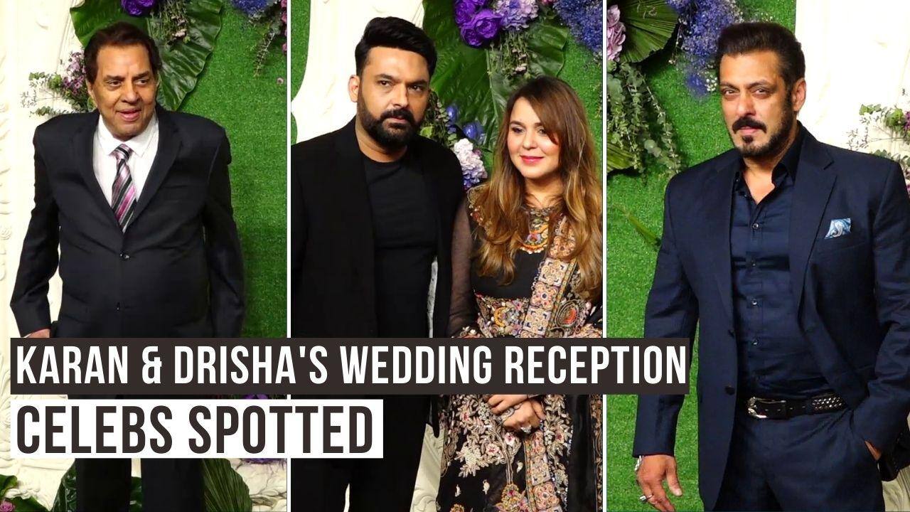 Karan Deol, Drisha Acharya Wedding Reception: Salman Khan, Kapil Sharma ...