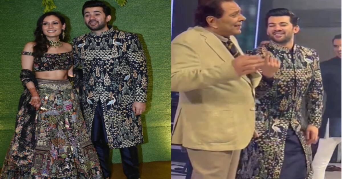 Karan Deol, Drisha Acharya Wedding: Dharmendra shakes a leg with the ...