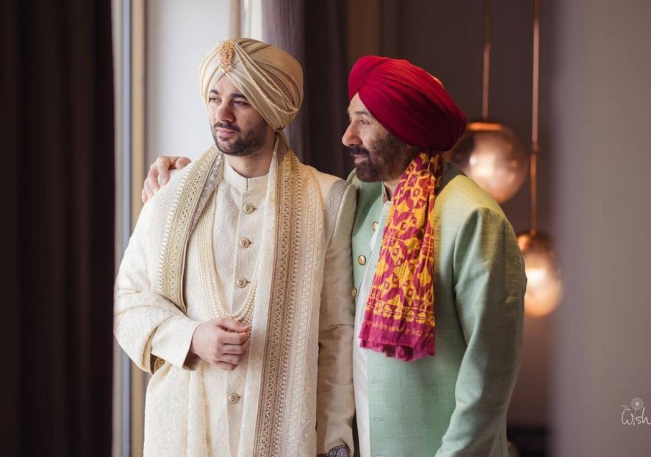 Karan Deol, Drisha Acharya wedding: Sunny Deol and missus Pooja pose ...