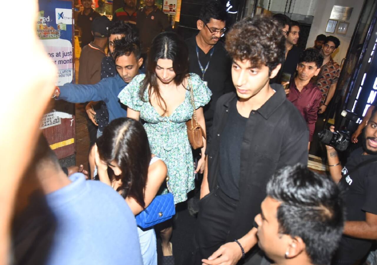 Suhana Khan dolls up in a short blue dress for The Archies co-star ...