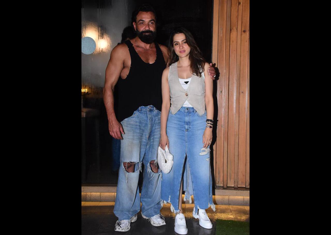 Bobby Deol and Tanya Deol make super HOT appearance in classy casuals ...