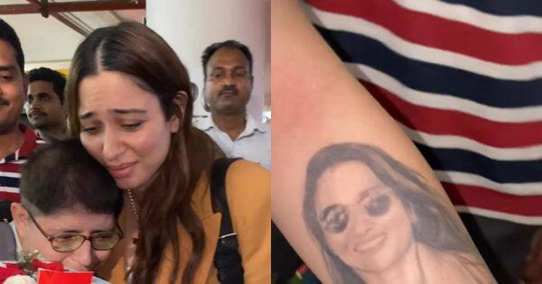 Tamannaah Bhatia gets emotional as female fan touch her feet : फीमेल फैन ने छुए तमन्ना भाटिया के ...