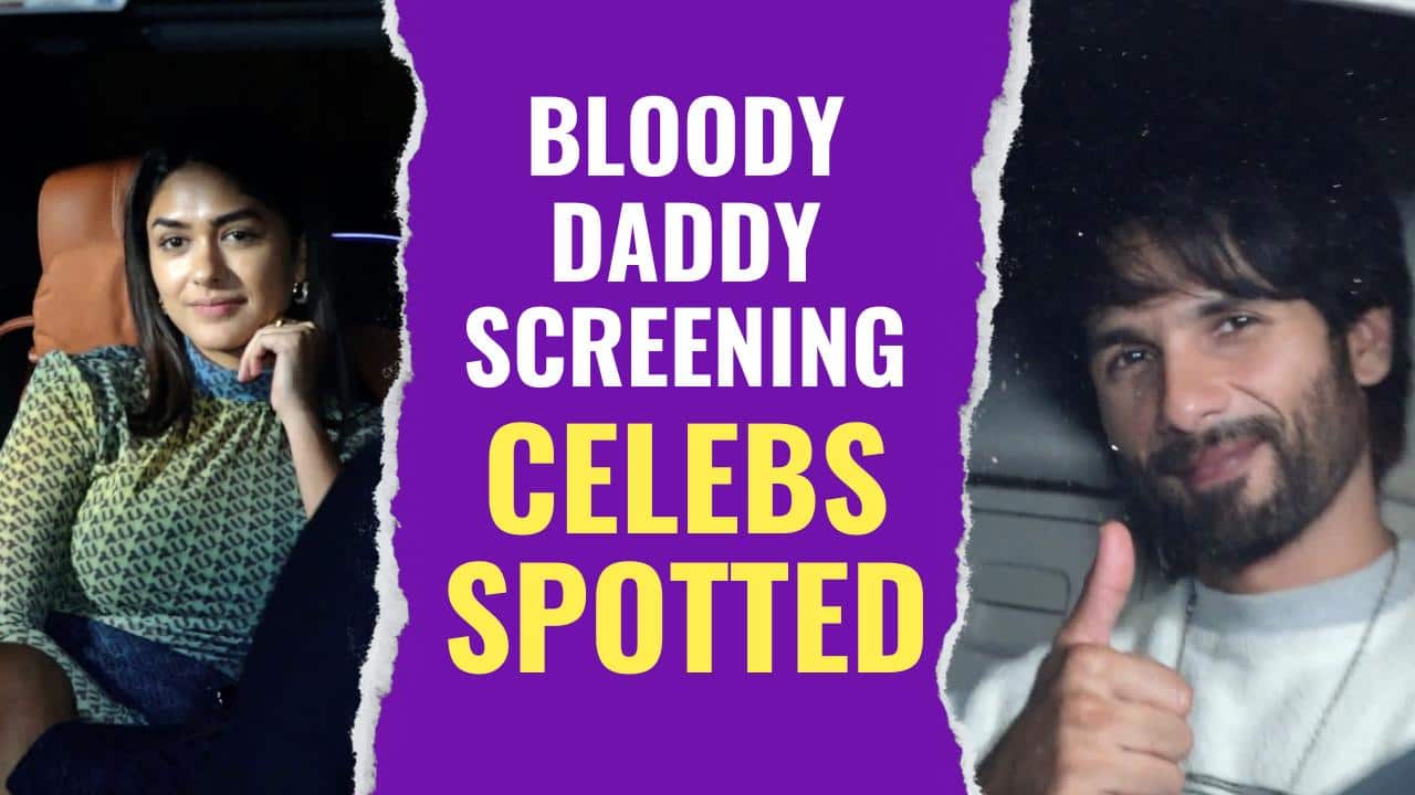 Bloody Daddy celeb screening: Mira Rajput, Mrunal Thakur and more ...