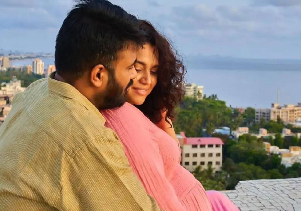 Swara Bhaskar publicly kissed her husband Fahad Ahmad, the actress looked beautiful in black ...