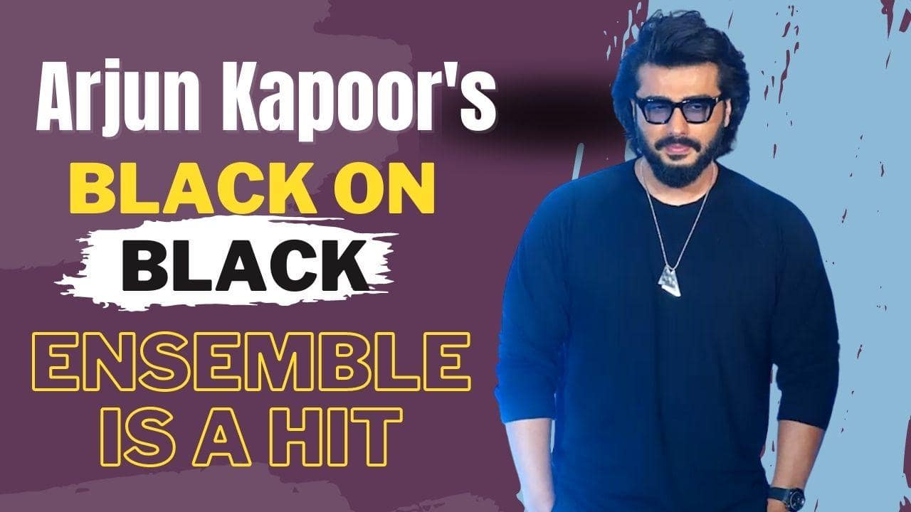 The Trial Screening: Arjun Kapoor makes a stylish statement in all ...