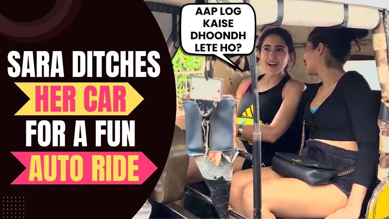 Sara Ali Khan ditches luxe car for an auto ride; fans praise actress ...