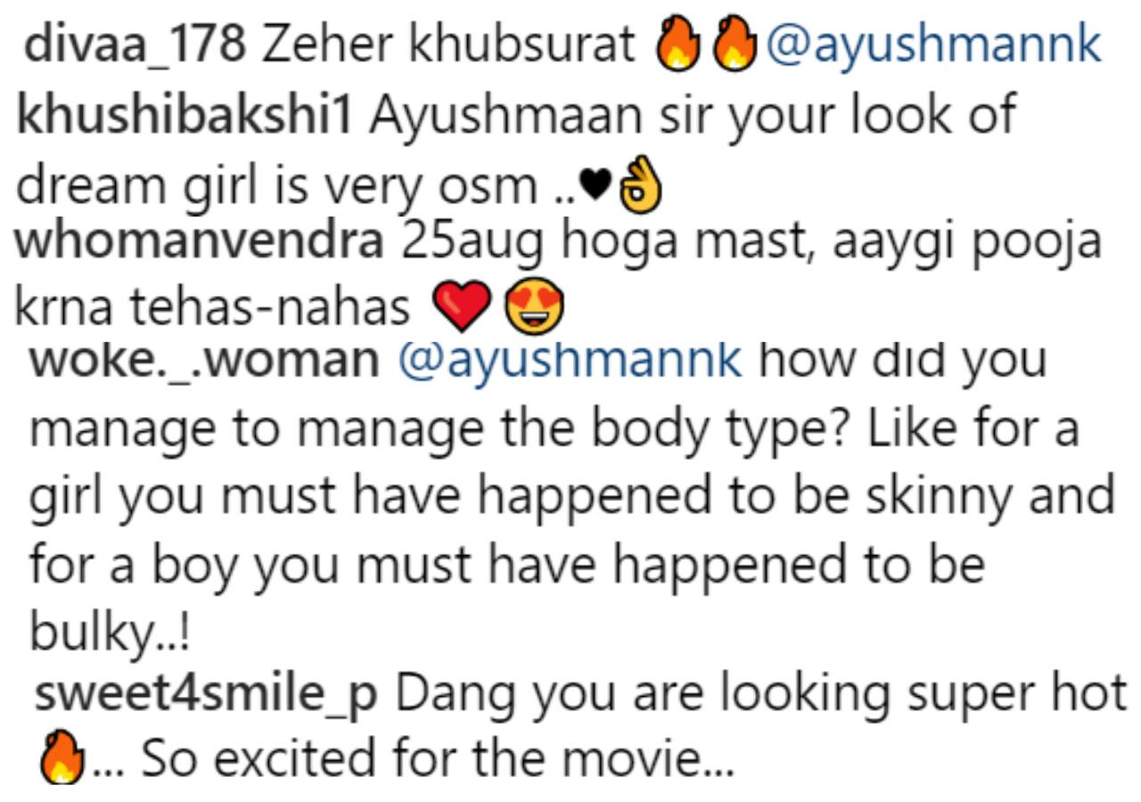 Dream Girl 2 first look: Ayushmann Khurrana as Pooja wows fans; say 'he ... Dream Girl 2 first look: Ayushmann Khurrana as Pooja wows fans; say 'he ...