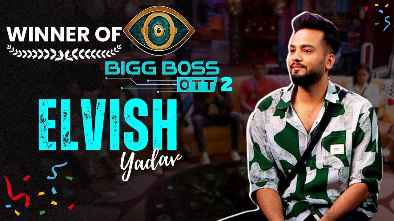 Bigg Boss OTT 2 Winner: Elvish Yadav emerges victorious in the show, defeating Abhishek Malhan
