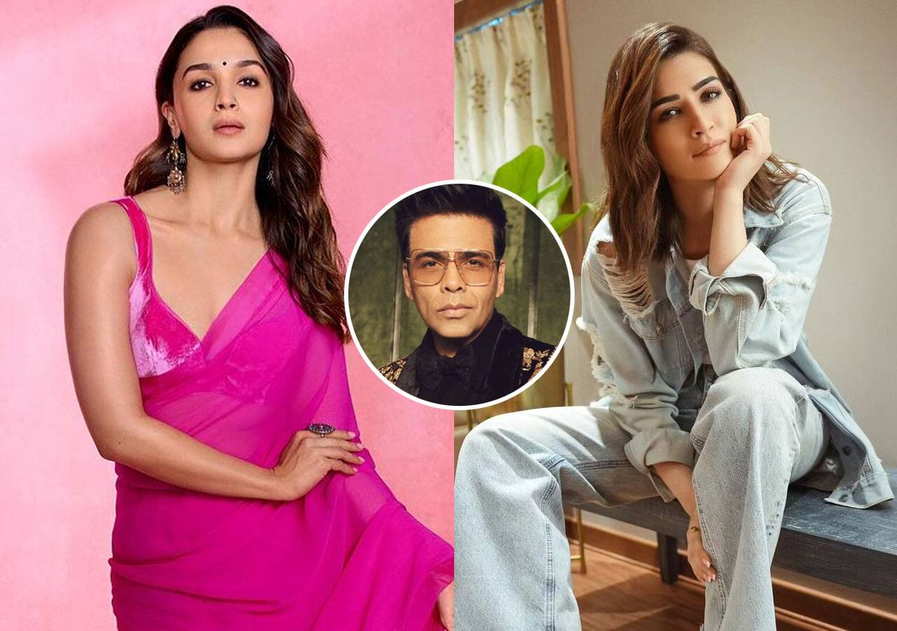 Karan Johar Trolled For Asking Kriti Sanon If She Is Jealous Of Alia