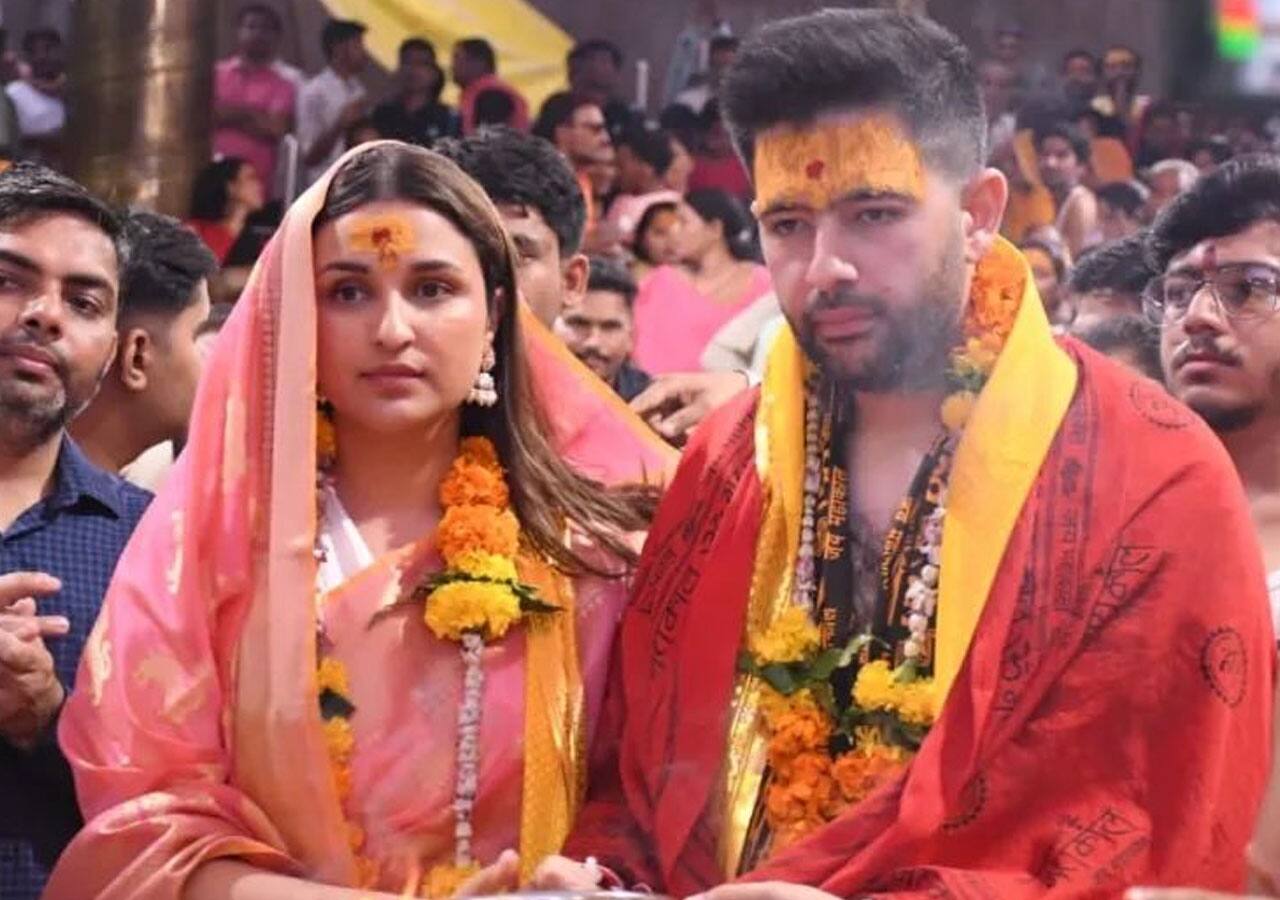 Parineeti Chopra, Raghav Chadha perform pooja at Mahakaleshwar temple ahead of their wedding ...