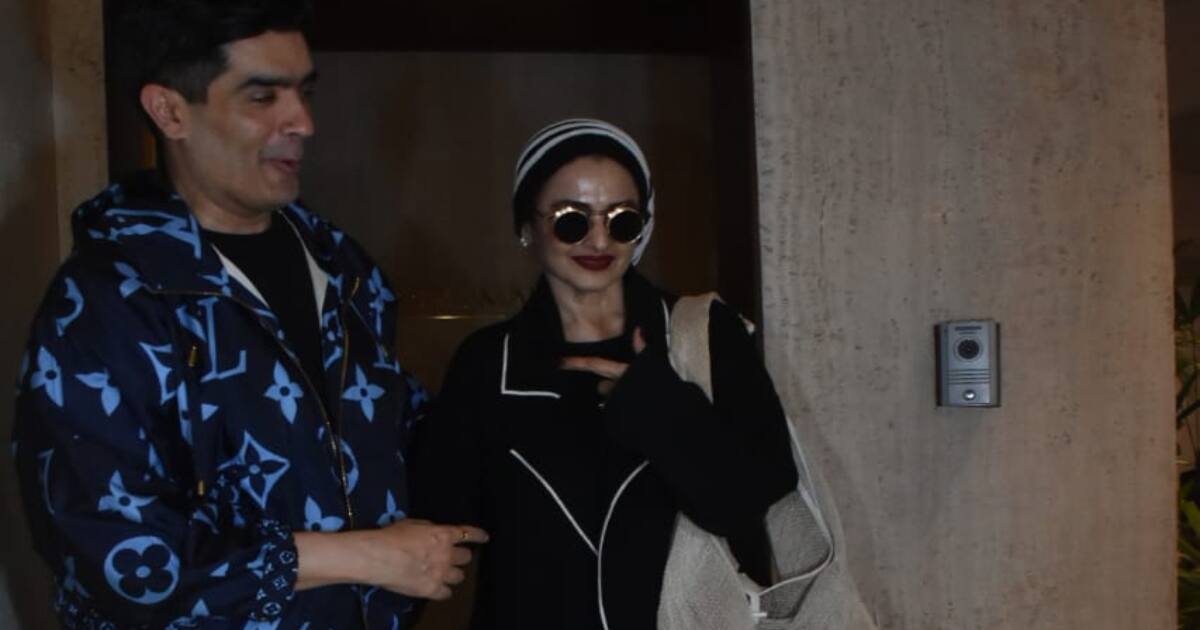 Rekha at 68 glows and looks flawless, fans in awe of the veteran ...