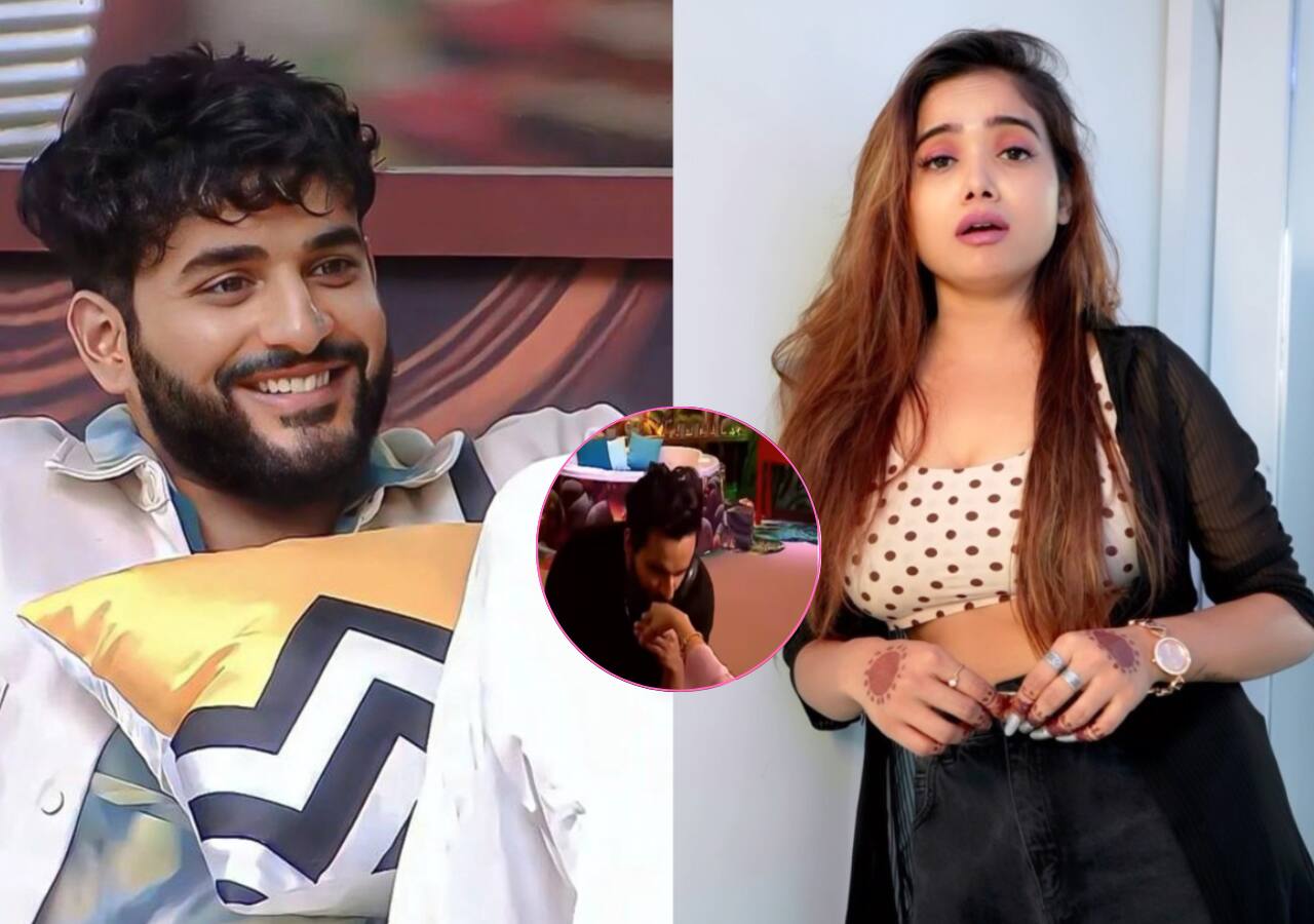 Fukra Insaan kisses jiya shankar in Bigg Boss OTT 2- मनीषा रानी के सामने अभिषेक मल्हान ने जिया ...