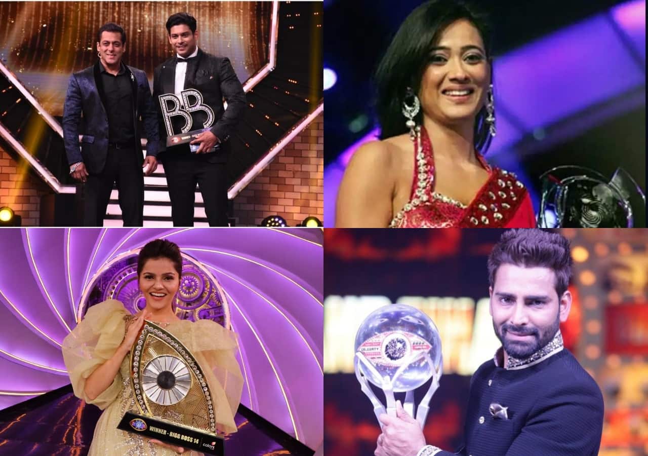 See the names of all the 16 winners of Bigg Boss - बिग बॉस के सभी 16 ...