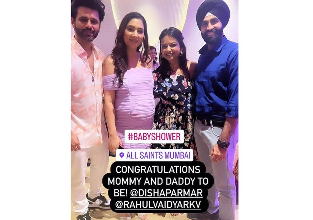 Rahul Vaidya and Disha Parmar's baby shower ceremony is a fairy tale ...