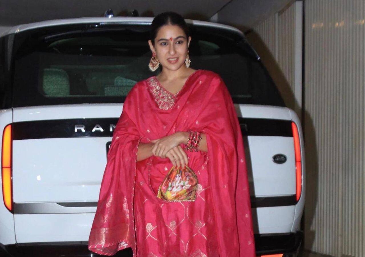 Ganesh Chaturthi 2023: Sara Ali Khan, Rasha Thadani, Mrunal Thakur and more at Kartik Aaryan's ...