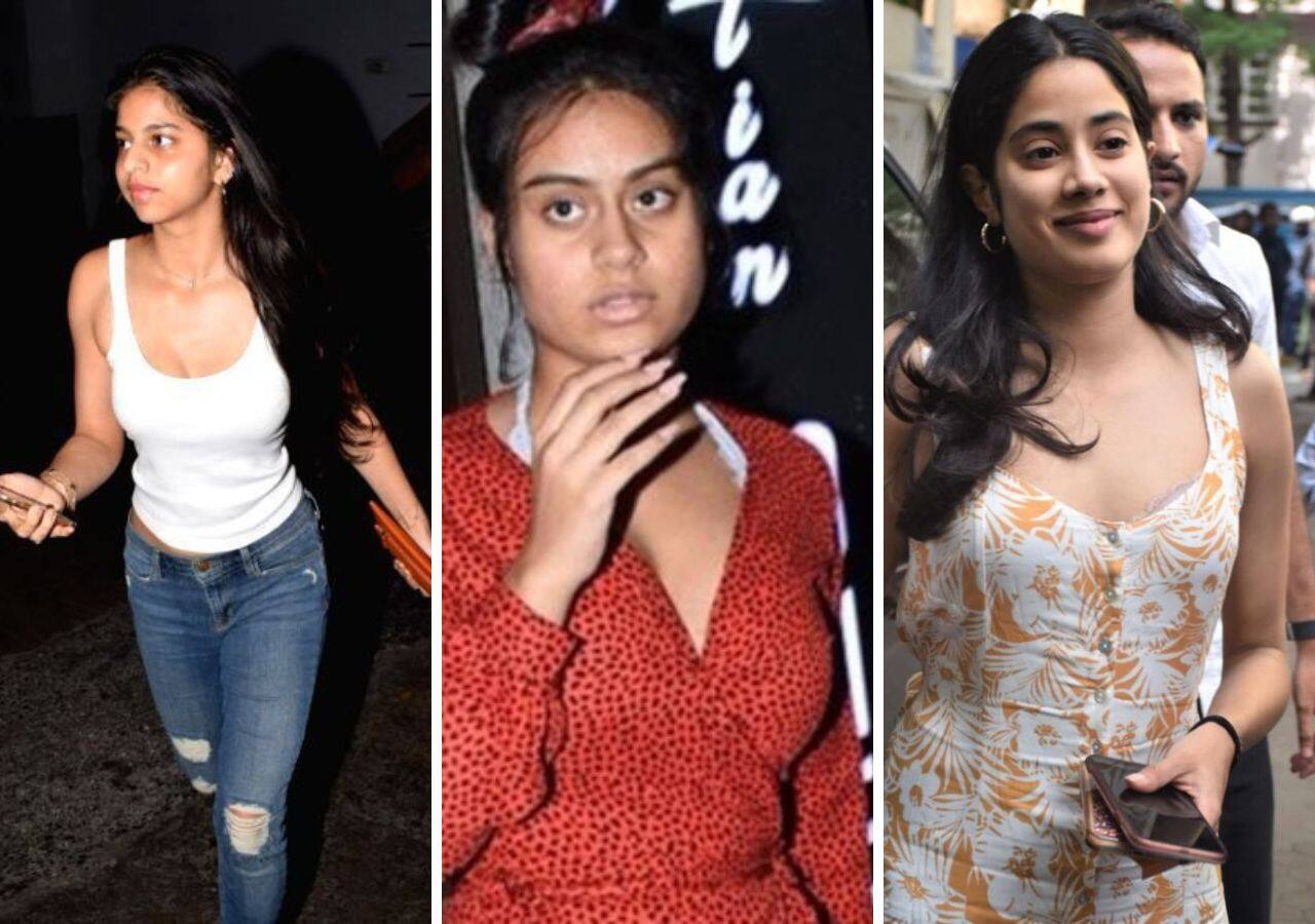 Suhana Khan, Nysa Devgn, Janhvi Kapoor and other Top 10 star kids no make-up look will leave you ...