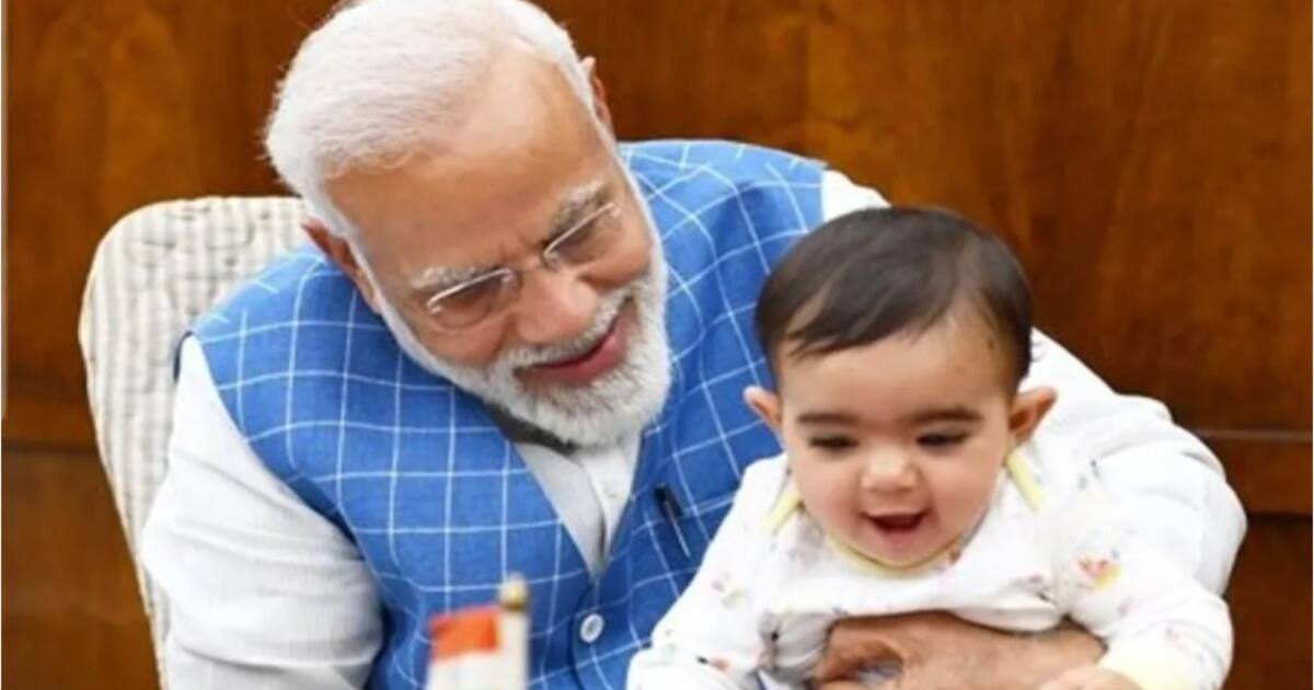 TOP 10 moments of PM Modi with kids you may have missed