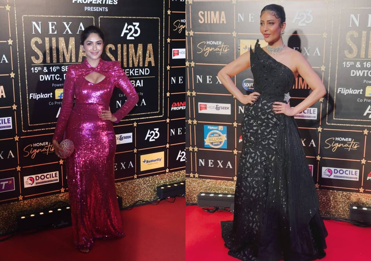 SIIMA Awards 2023 winners Mrunal Thakur and Shruti Haasan dazzle at the ...