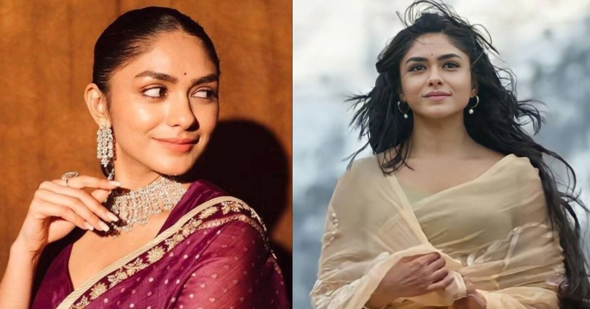 साड़ी में कहर ढाती हैं Mrunal Thakur, देखे तस्वीरें