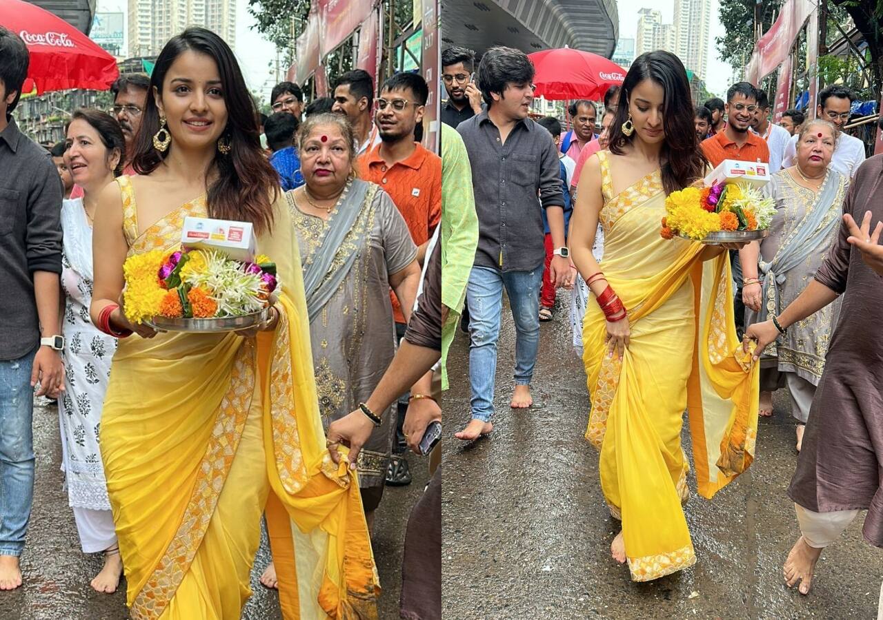 Mahima Makwana At Lalbaugcha Raja - महिमा मकवाना ने लालबाग चा राजा के ...