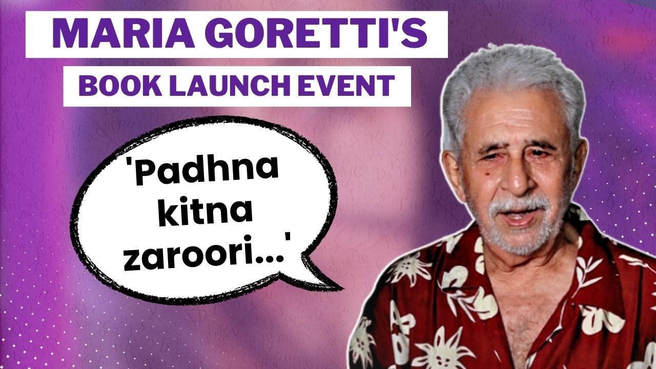 Naseeruddin Shah shares his love for reading at Maria Goretti's book ...